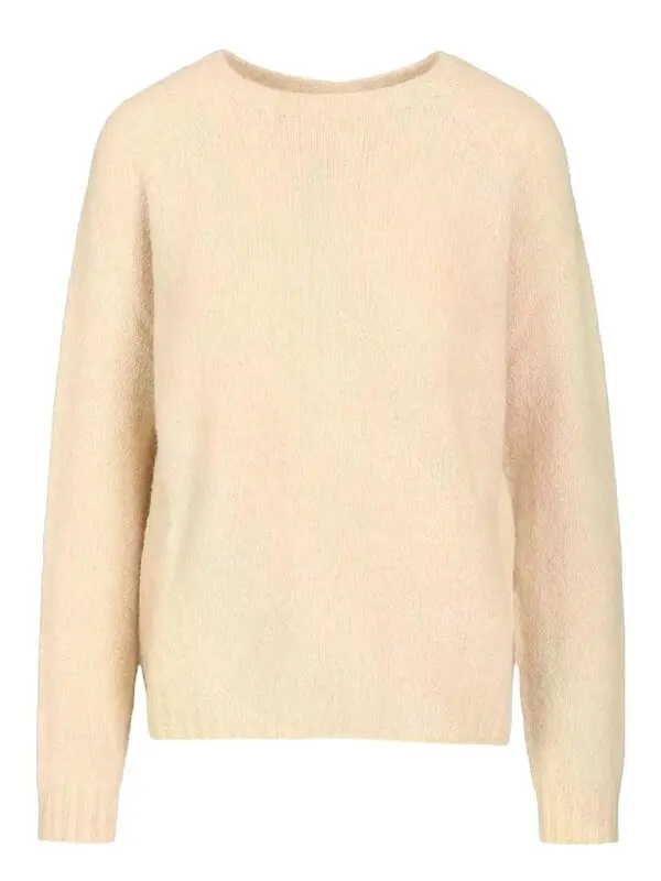 Max Mara Crew Neck Sweater - Neutrals