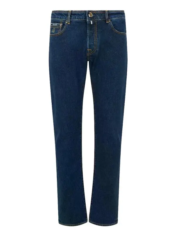 MOORER Five-pocket Jeans - Blue