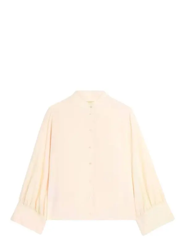 Momoni Gathered Sleeve Shirt - Neutrals