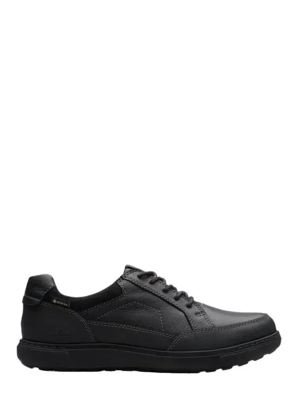 Clarks Mapstone Lo Gore-tex Leather Sneakers - Black
