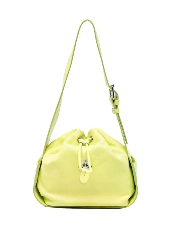 VIVIENNE WESTWOOD Stacey Orb-plaque Bucket Bag - Green