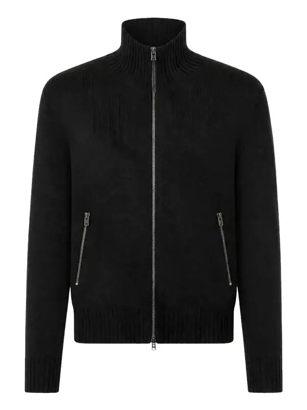 TOM FORD Zip-up Cardigan - Black