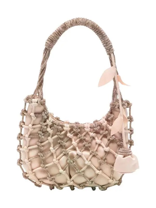 Rosantica Rhinestone Embellished Mini Bag - Pink