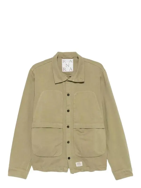 RANRA Button-fastening Flap-pocket Jacket - Green
