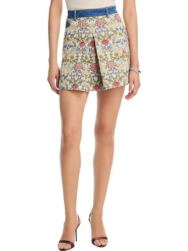 Cinq À Sept Kaiya Mini Skirt - Cream Multi