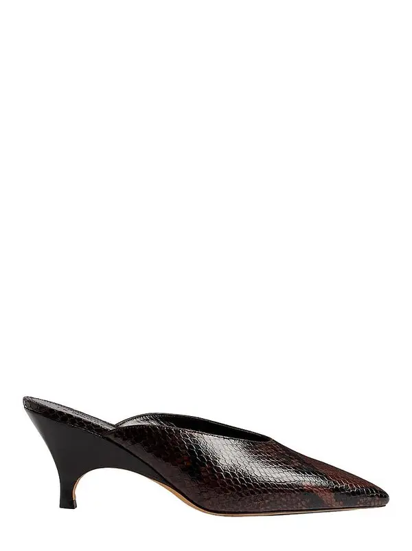 Le Monde Beryl Petra Mules - Chocolate