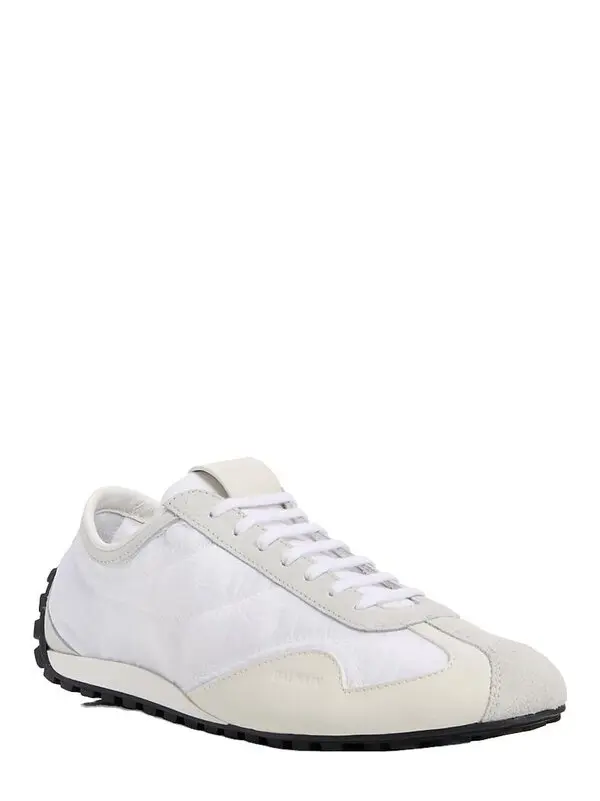 Balmain Racing Low Top Sneakers - White