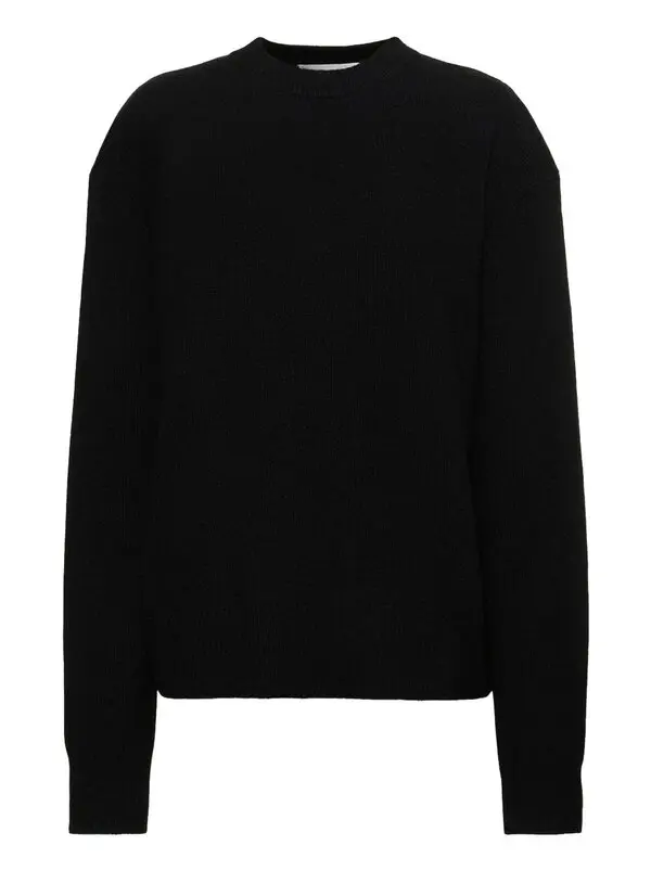 THE FRANKIE SHOP Rafaela Wool Oversized Sweater - Black
