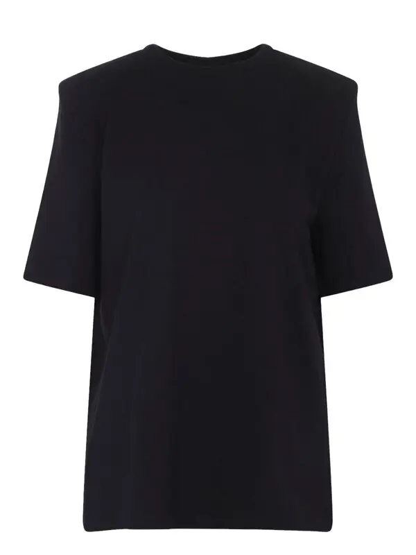 THE FRANKIE SHOP Carrington Cotton T-shirt - Black