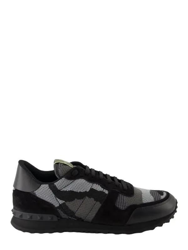 Valentino Garavani Rockrunner Sneakers - Black