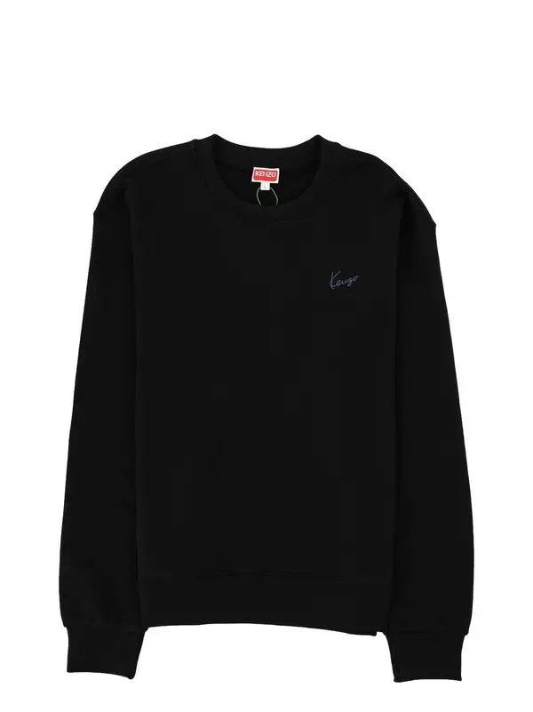Kenzo Cotton Crewneck Sweatshirt - Black