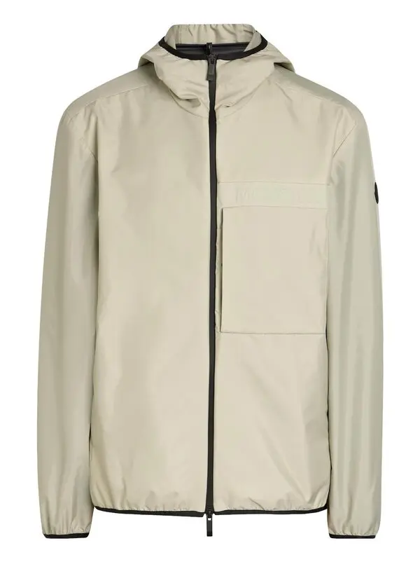 Moncler Fonteghi Hooded Nylon Jacket - Stone