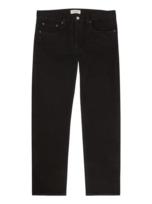 FRAME The Straight-leg Denim Jeans - Black