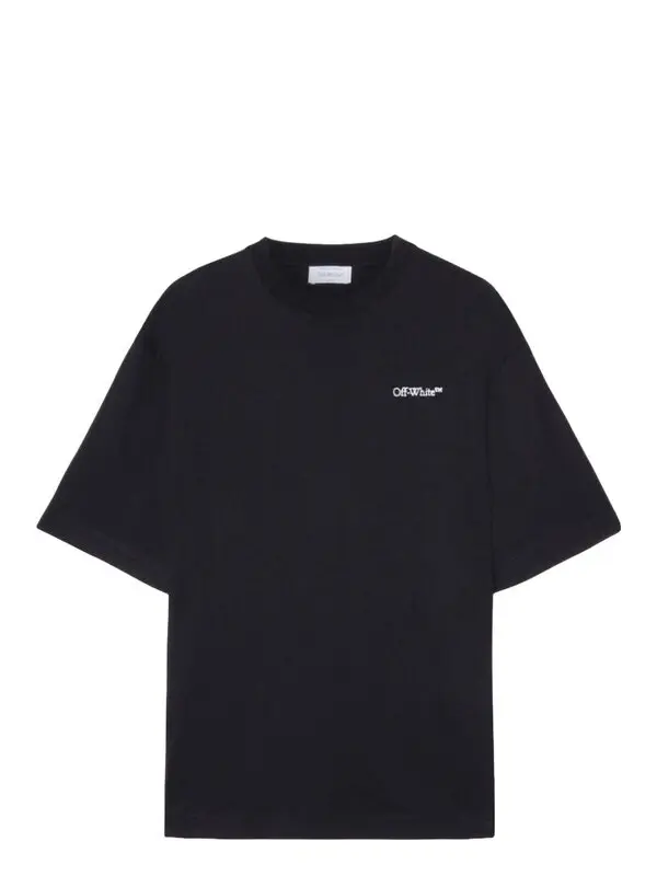 Off-White Tattoo Arrow Motif Crewneck T-shirt - Black