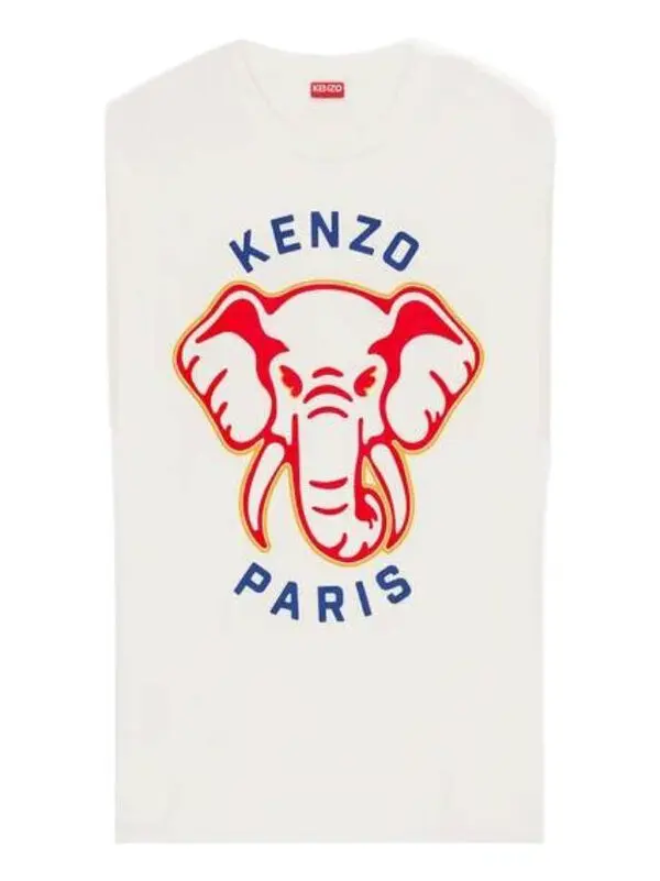 Kenzo Elephant' T-shirt - White