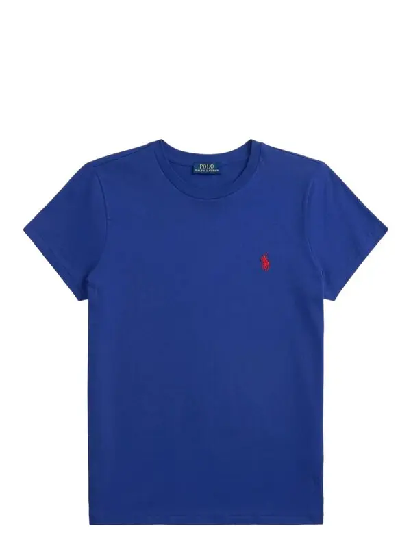 Polo Ralph Lauren Embroidered Logo Crewneck T-shirt - Blue