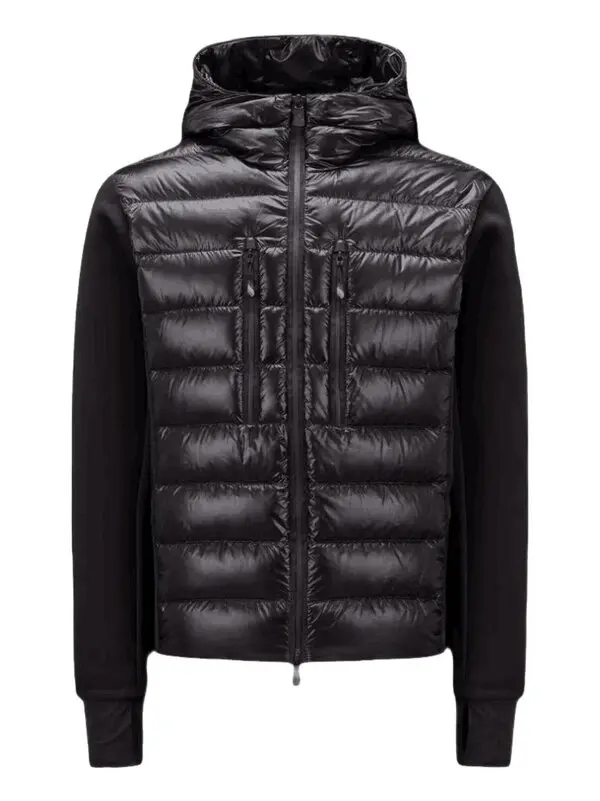 Moncler Padded Zip-up Hoodie - Black