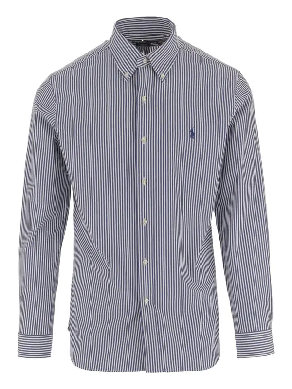 Polo Ralph Lauren Striped Button-down Shirt - Gray