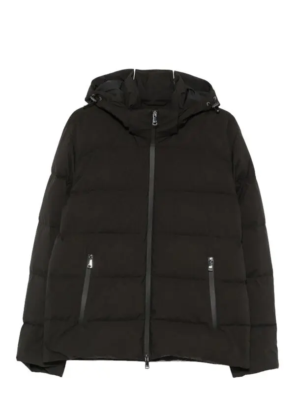 Paul & Shark Hooded Padded Jacket - Black