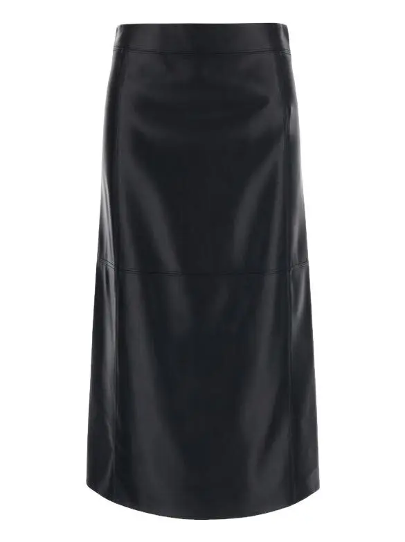 Max Mara Zippered Maxi Skirt - Black