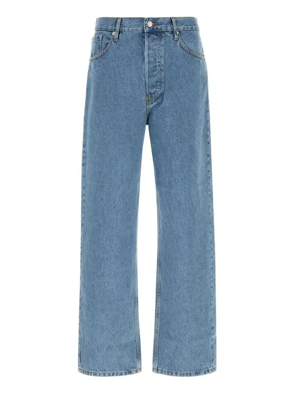 Dries Van Noten Straight-leg Jeans - Mid-blue