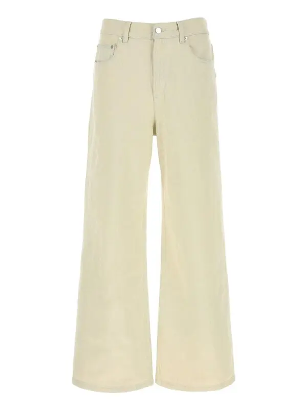 A.p.c. Clyde Wide-leg Denim Jeans - Ivory