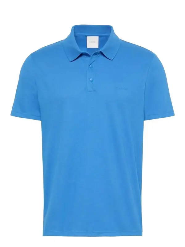 Calvin Klein Tech Interlock Polo - Blue