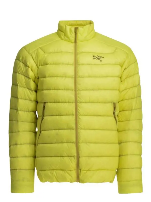 Arc'teryx Stand Collar Quilted Down Jacket - Yellow