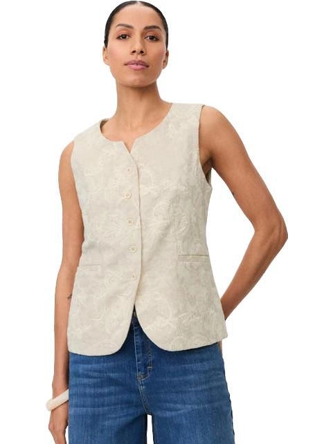MASAI COPENHAGEN Embroidered Waistcoat - Natural