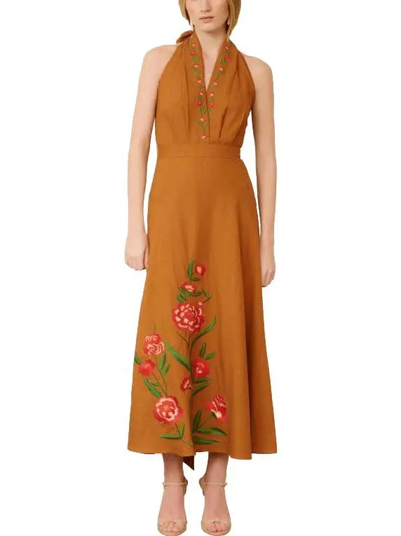 THE IQ COLLECTION Sand Dress - Brown