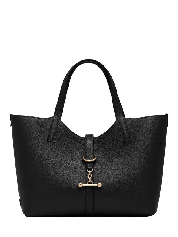 Strathberry Midi Kite Tote - Black