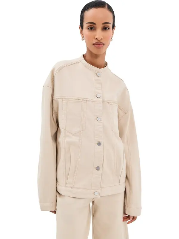 TWP Dawson Denim Jacket - Sandshell