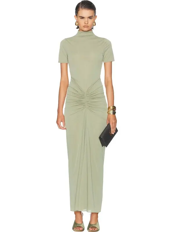 Ronny Kobo Enid Gown - Elm