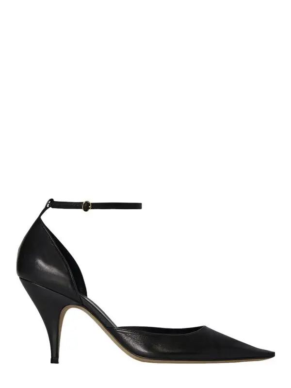 THE ROW Liisa D'orsay Ankle Strap Pumps - Black