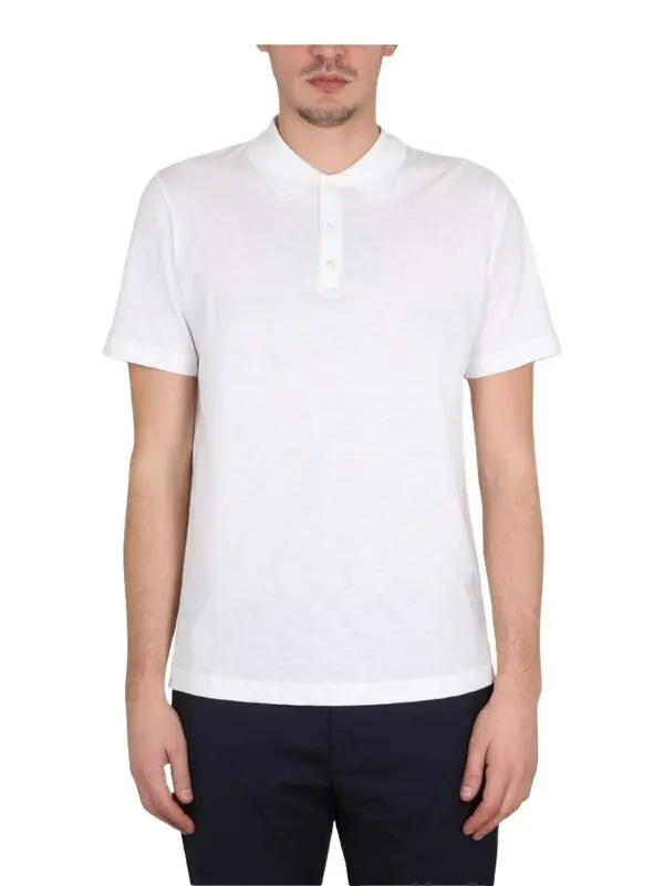 Theory Classic Short-sleeved Polo Shirt - White