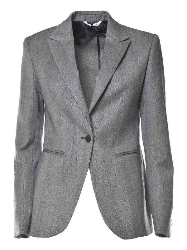 TONELLO Single-breasted Blazer - Grey