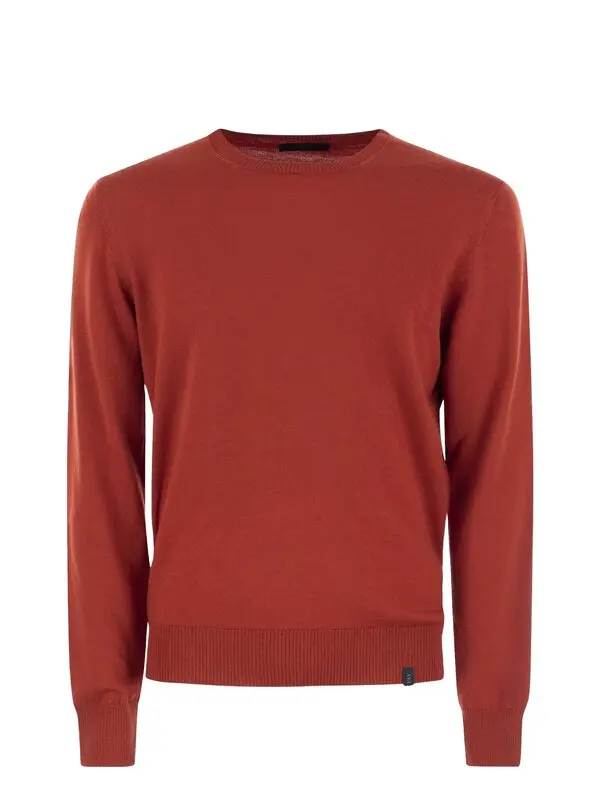 FAY Crewneck Sweatshirt - Orange