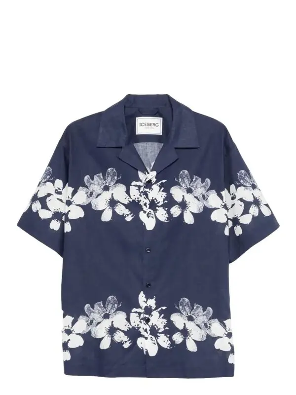 Iceberg Short-sleeved Shirt - Blue