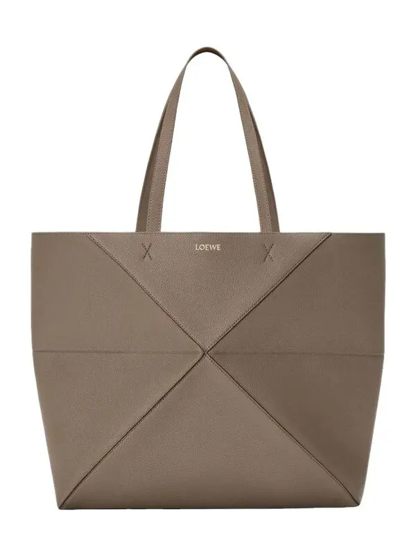 Loewe Large Fold Tote Bag - Brown