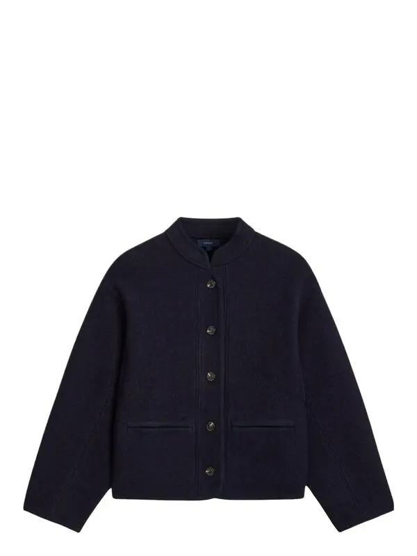 Soeur Stand-collar Casual Jacket - Black