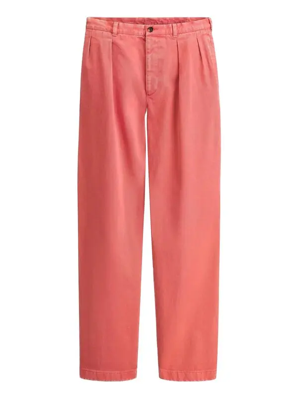 Dior Pleated Chinos - Red