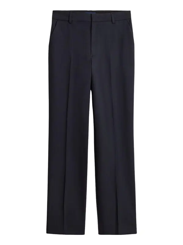 Soeur Pleated Zip-detail Casual Trousers - Black