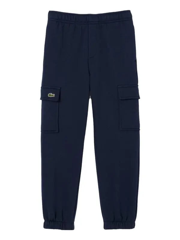 Lacoste Elasticated Waist Cargo Sweatpants - Black