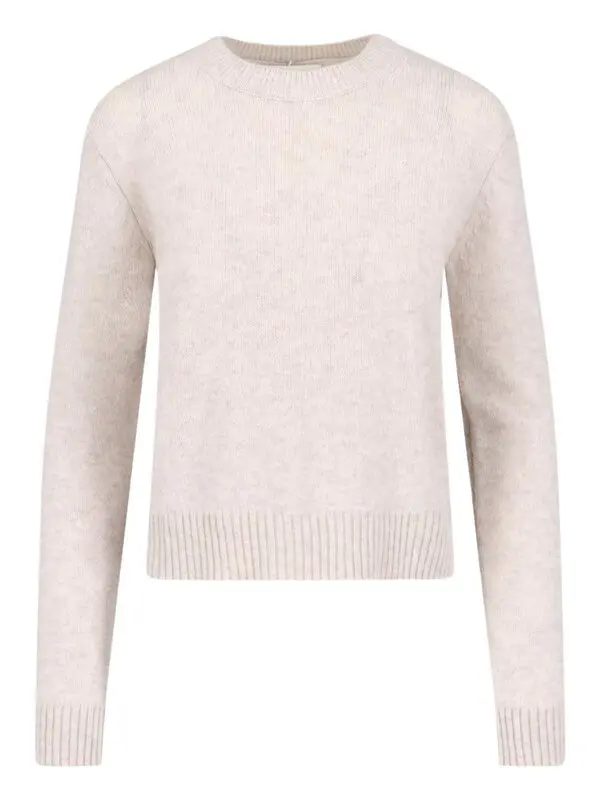 LISA YANG Long-sleeved Crewneck Sweater - Beige