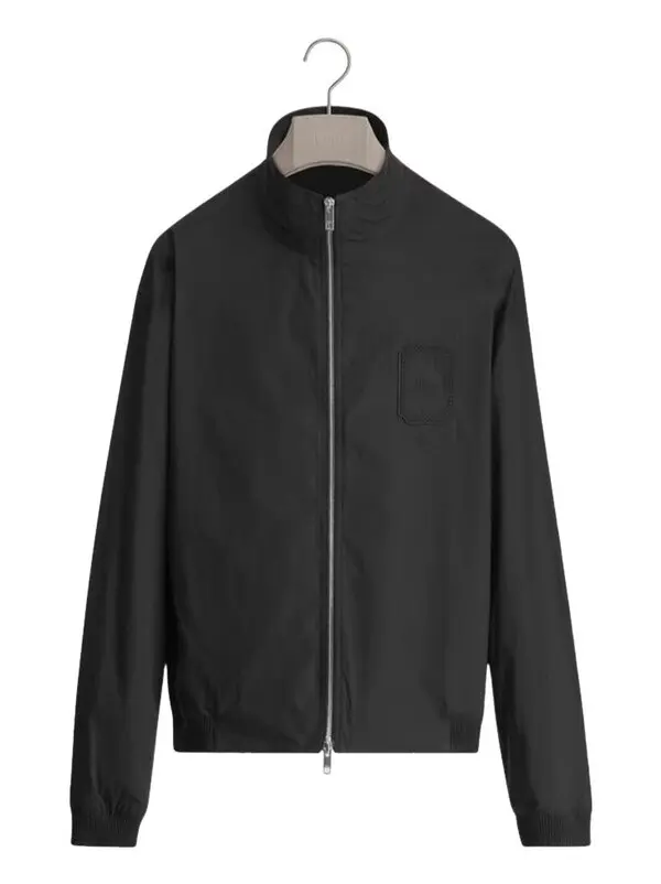 Dior Zipped Shirt With Medaillon Patch - Black