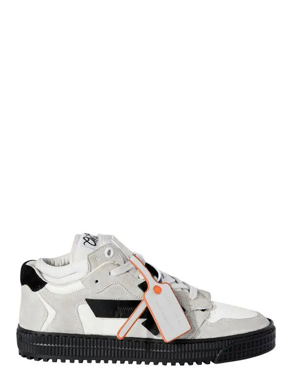 Off-White Floating Arrow Lace-up Sneakers - White