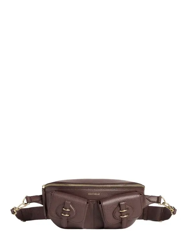 COCCINELLE Mavery Pocket Small Belt Bag - Berry