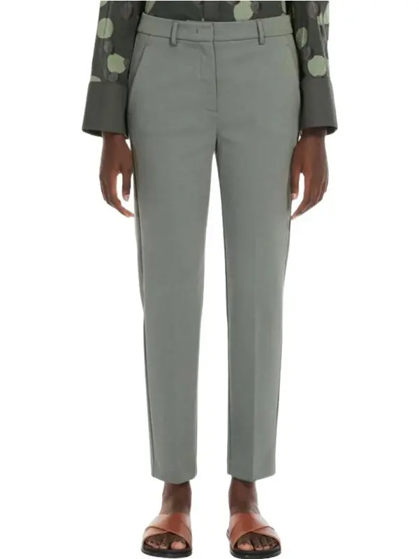 Max Mara Straight Leg Pants - Gray