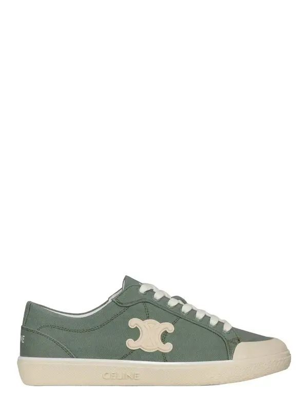 Celine Alan Canvas Sneakers - Celadon