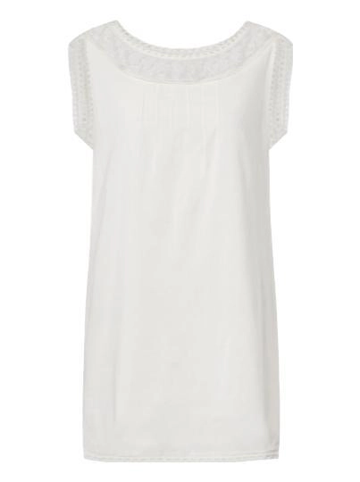 Posse Danielle Lace-trimmed Cotton Mini Dress - No